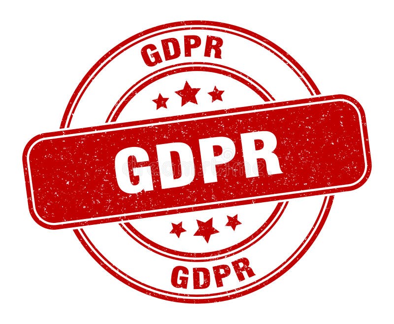 Gdpr Stamp. Gdpr Round Grunge Sign Stock Vector - Illustration of ...