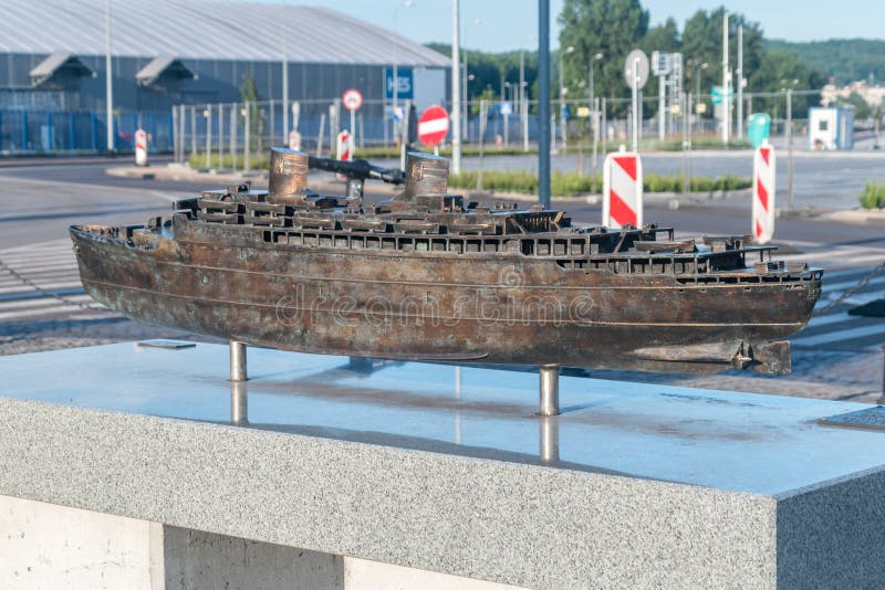 Scale Model of Legendary Polish Passenger Transatlantic Ship MS Batory ...