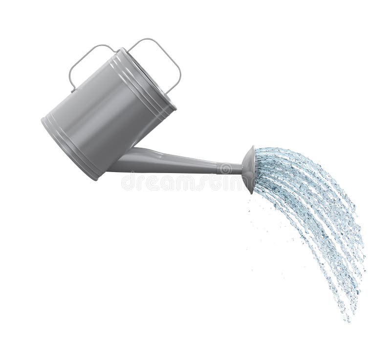 Het Gietende Water Van De Gieter Vector Illustratie - Illustration of ...