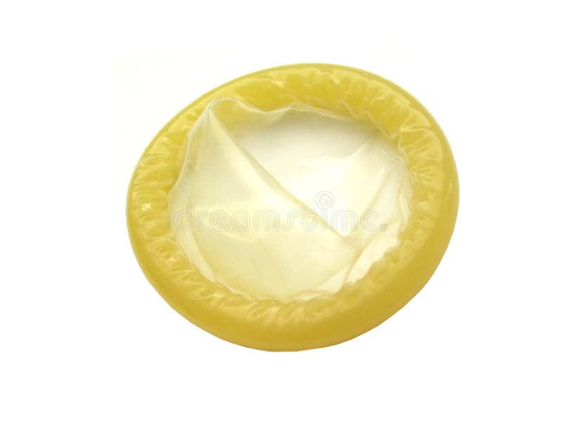 Geïsoleerde condoom stock foto. Image of leeg, geslacht - 203128