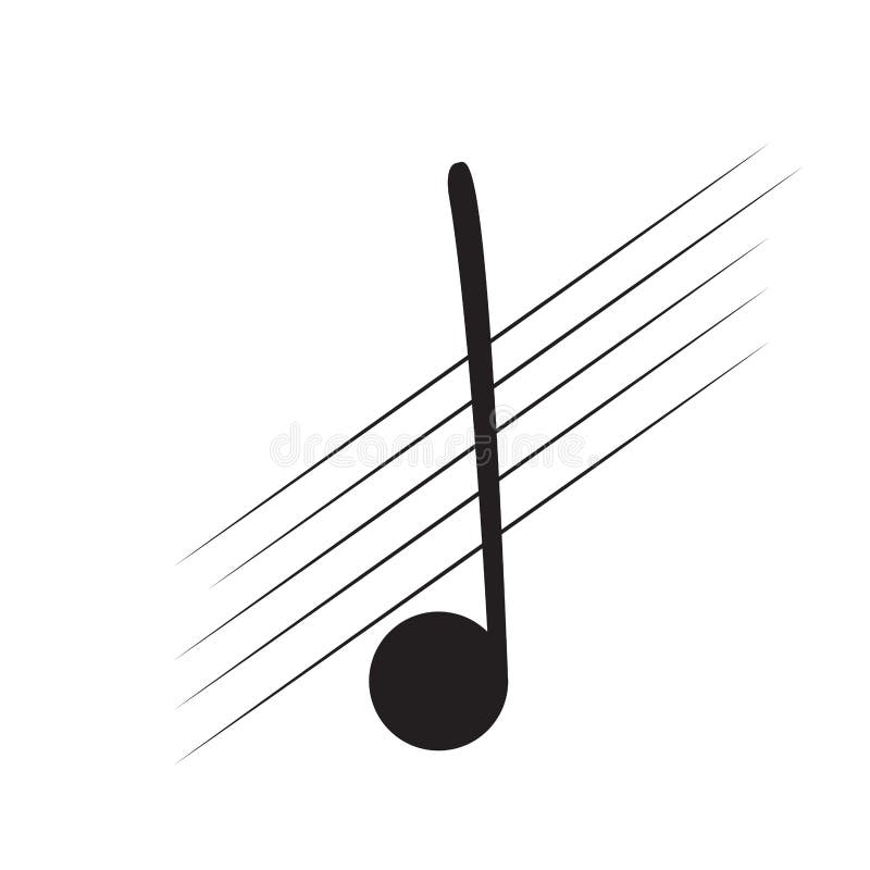 Isolated Kwartnoot Pictogram Vector Illustratie - Illustration of teken ...