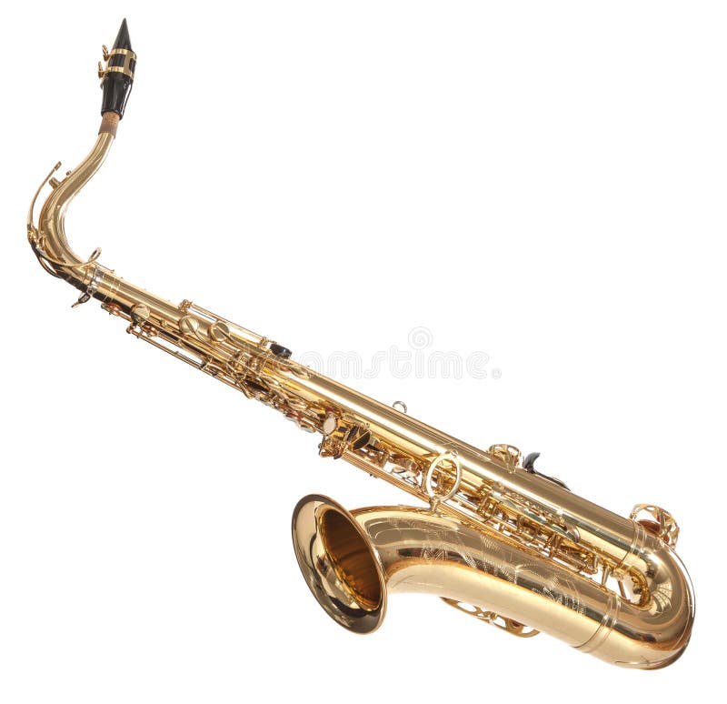 Saxofoon en doos stock afbeelding. Image of bezinning - 37954867