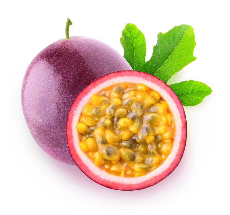 Passievrucht stock afbeelding. Image of rijp, geïsoleerd - 35678099