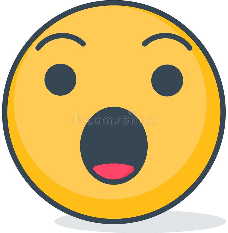 Verwarde Emoticon Expressie Isoleert Puzzel Emoji Vector Illustratie ...