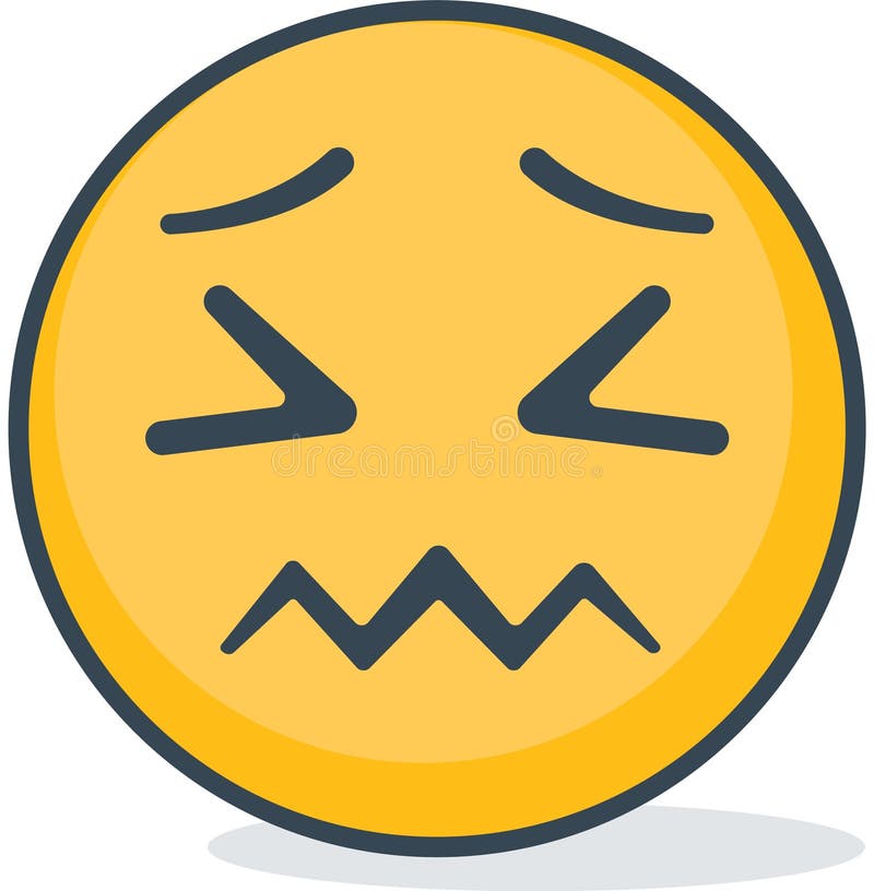 Verwarde emoticon vector illustratie. Illustration of avatar - 22051357