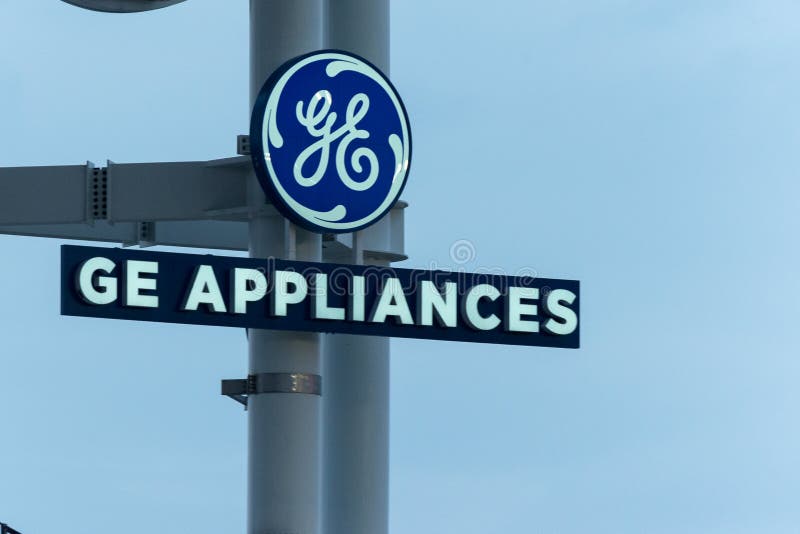 GE Appliances company logo editorial photo. Image of design - 289770646