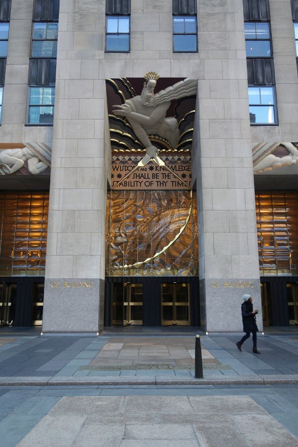 GE Building editorial photo. Image of landmark, building - 38212536