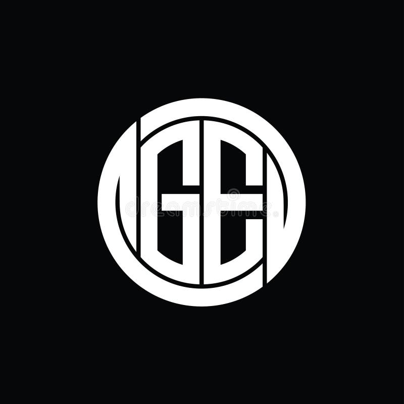 GE Logo Monogram Shield Inside Circle Shape Vector Images Design ...