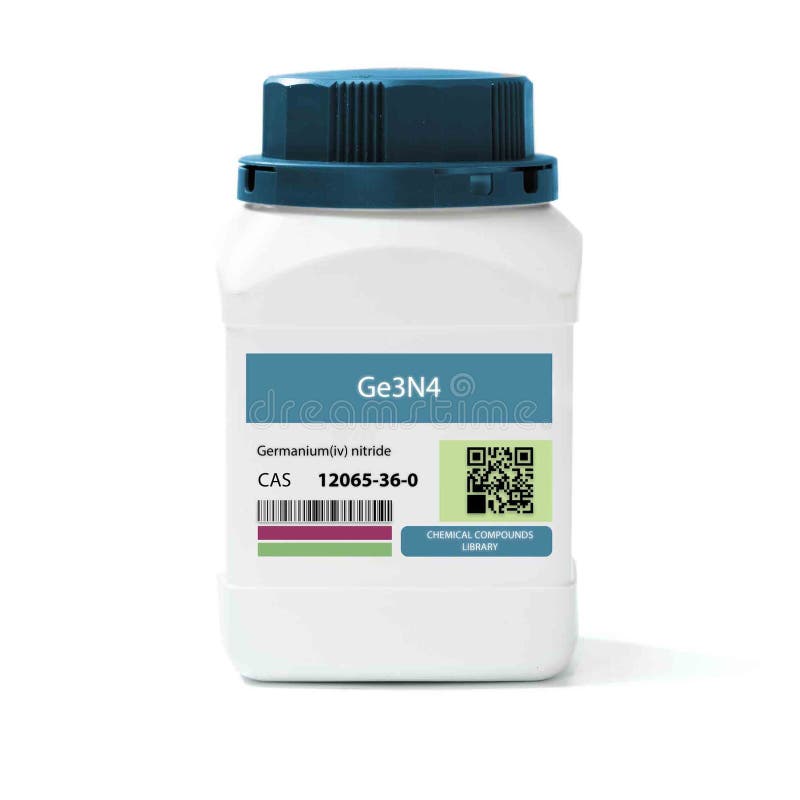 Ge3N4 - Germanium Nitride stock photo. Image of chemical - 296424480