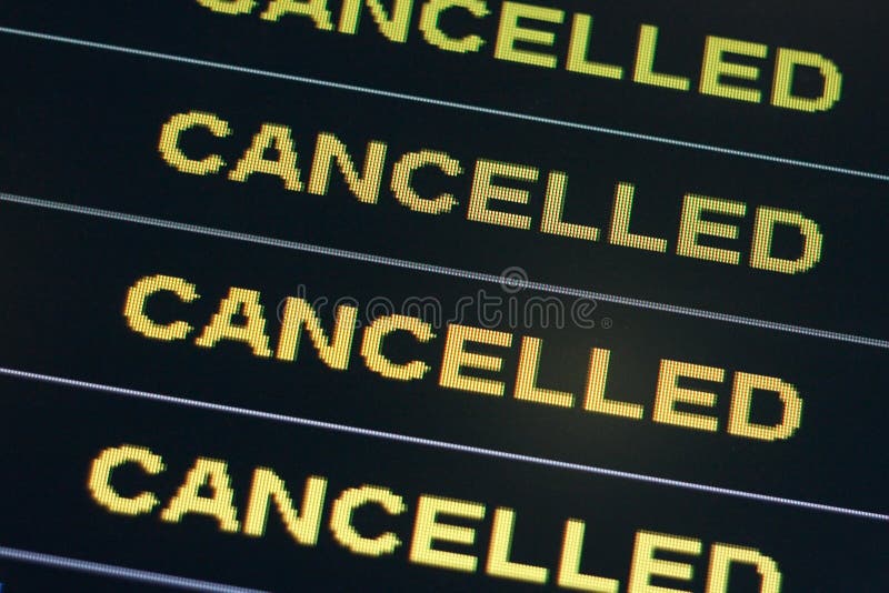 Geannuleerd op bord stock foto. Image of prestaties, krijt - 30867578