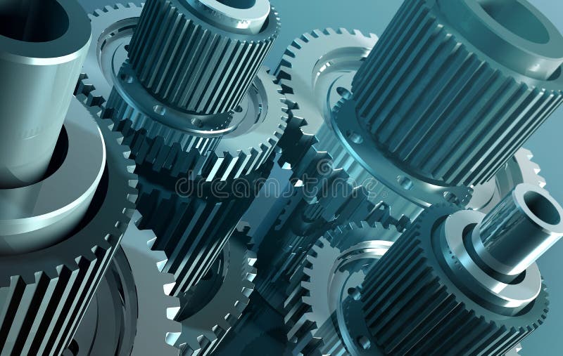 Gear_9 stock illustration. Illustration of mechanical - 13153026