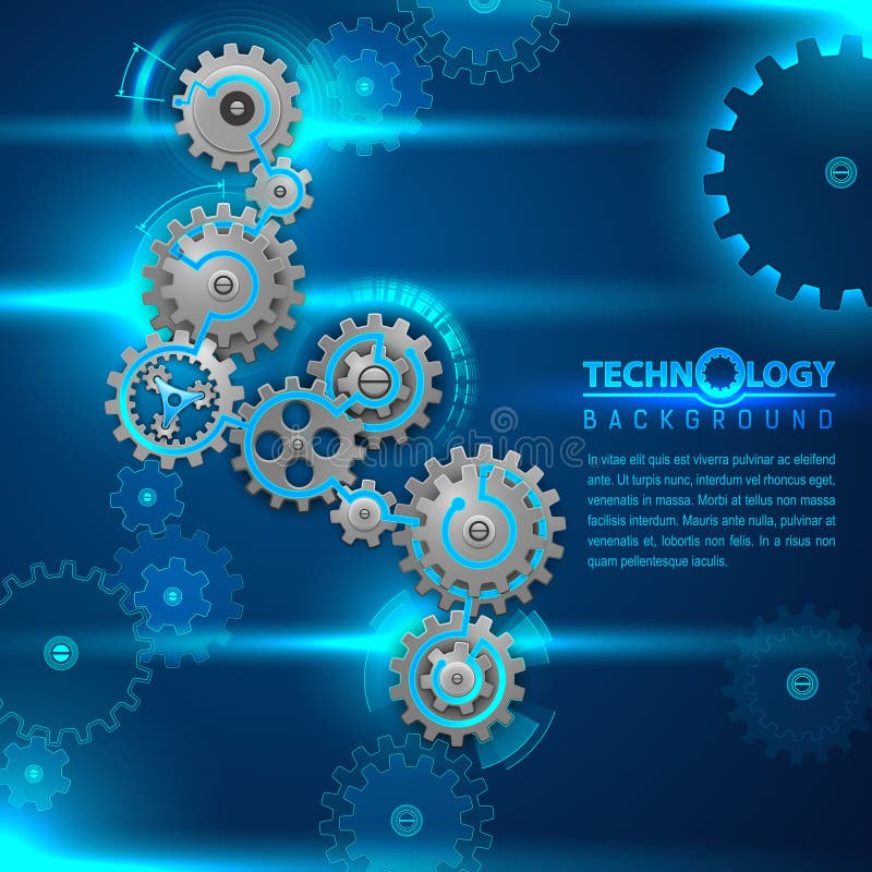 Gear background 4 stock illustration. Illustration of mechanism - 71895415