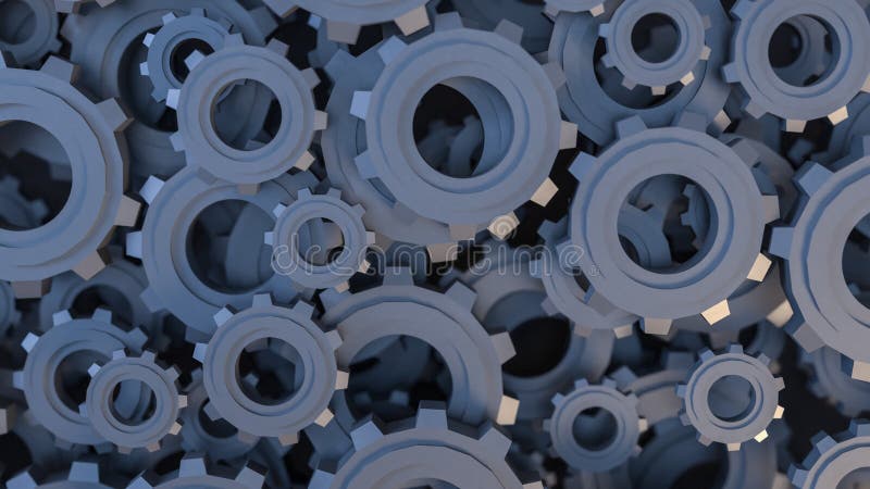 The Gear Background for Engineer or Technology Concept 3d Rendering ...