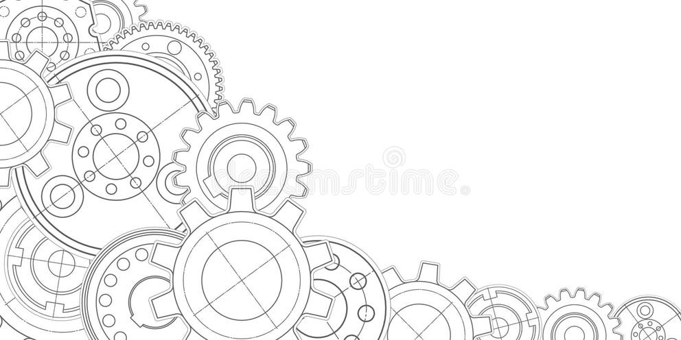 Technical Gear Drawing Stock Illustrations – 11,542 Technical Gear ...