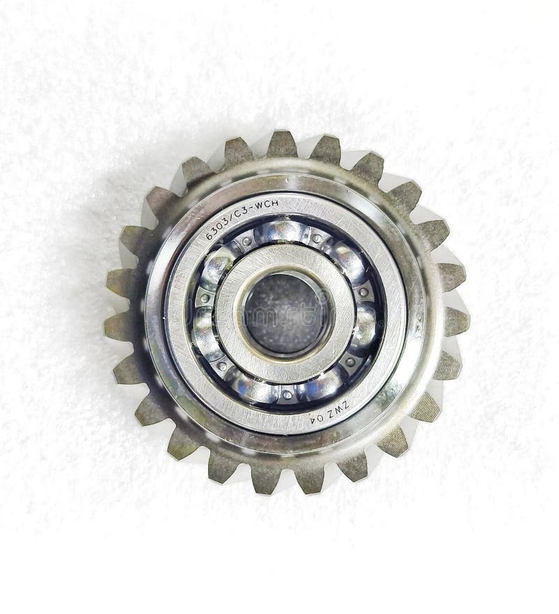 Gear and Bearing Set Heavy Duty Stock Image - Image of mechanical ...