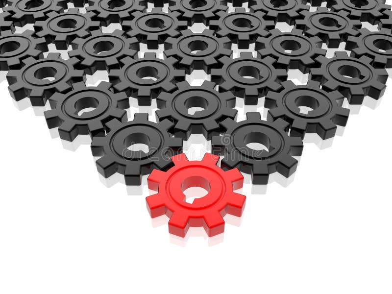 Gear business work stock illustration. Illustration of perfection - 2268414