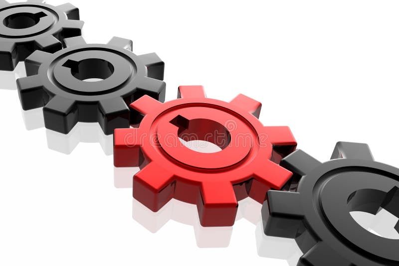 Gear business work stock illustration. Illustration of ideas - 2268402
