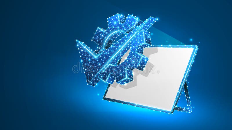 Blue Check Mark Triangle Stock Illustrations – 187 Blue Check Mark ...