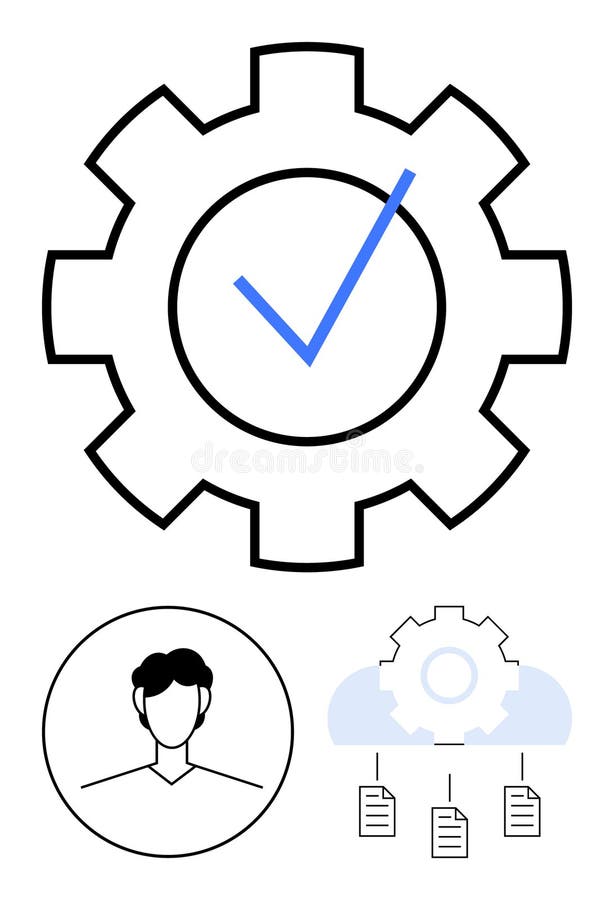 Gear Checkmark Icon Stock Illustrations – 3,313 Gear Checkmark Icon Stock Illustrations, Vectors ...