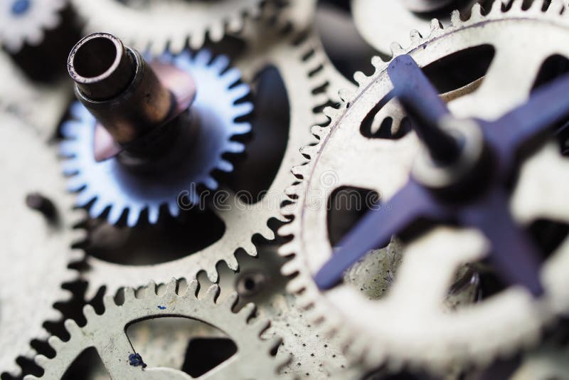 Gear Clock stock photo. Image of clock, mechanism, rotation - 87533192