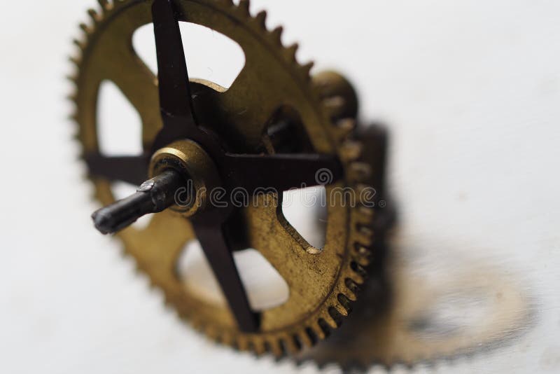 Gear Clock stock image. Image of clock, rotation, clockwork - 87533241