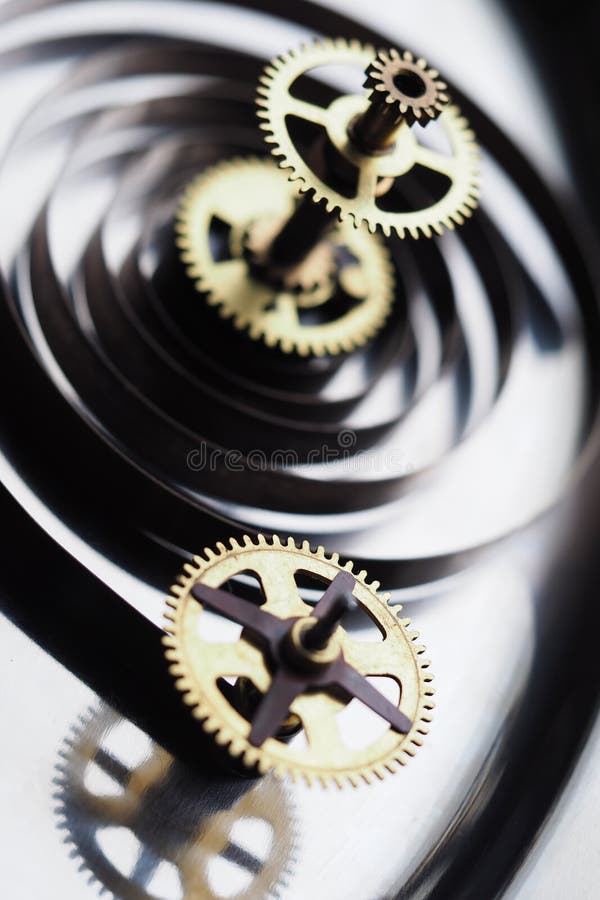 Gear Clock stock photo. Image of rotation, background - 87533310