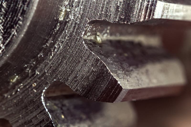 Gear Closeup, Macro Photo of Gear Teeth Stock Photo - Image of ...