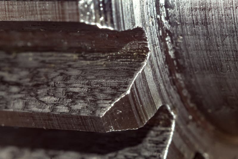 Gear Closeup, Macro Photo of Gear Teeth Stock Image - Image of ...