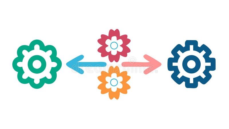 Interconnected Gear Cogs Stock Illustrations – 554 Interconnected Gear ...