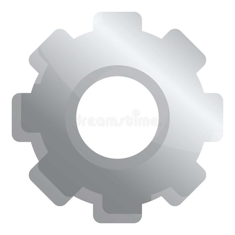 Gear Cog Icon, Cartoon Style Stock Vector - Illustration of engineering ...