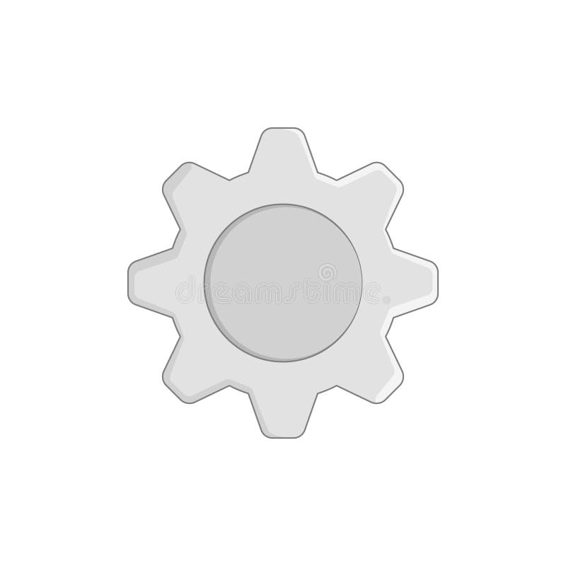 Gear Cog Icon Isolated. Icon Design Vector Stock Vector - Illustration ...
