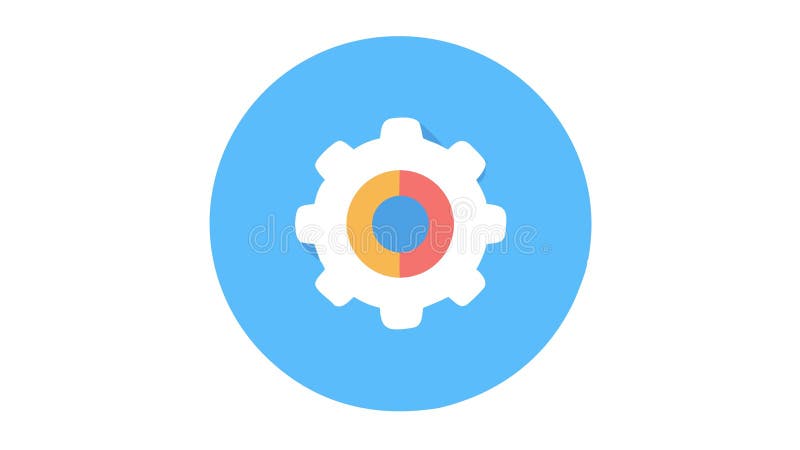 Gear or Cog Icon for Process and Technology, Vector Design Generative ...