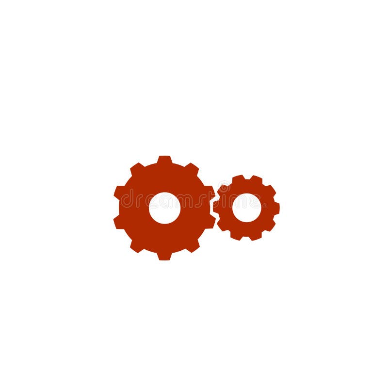 Red Gear Icon Png