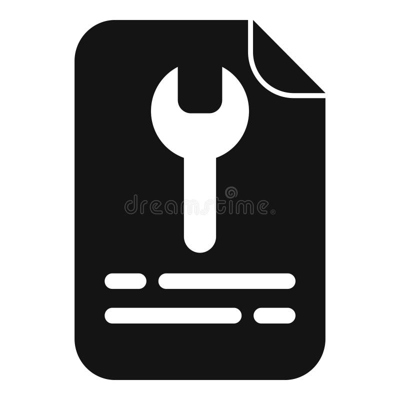 Gear Cog Manual Icon Simple Vector. Papers Mobile Stock Vector ...