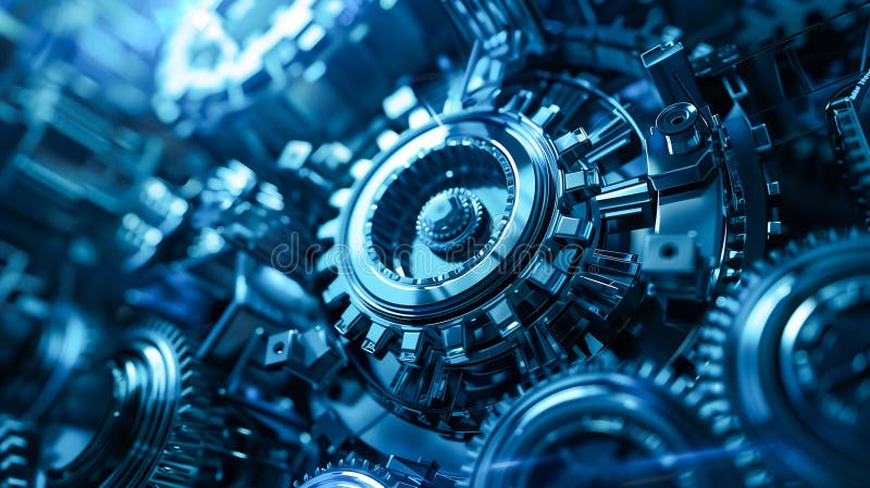 Gear and Cogs Wheel, Automation Process Technology System for Business ...