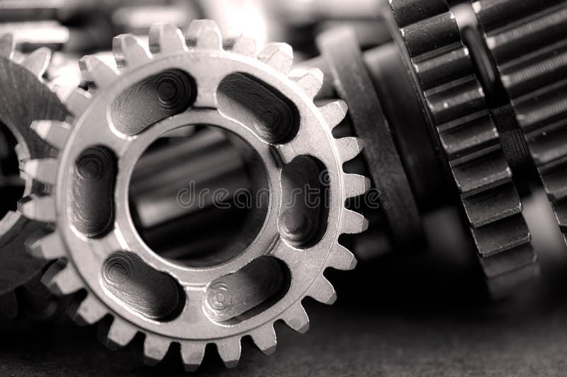 Gear and Cogs Wheels, Clock Mechanism, Brass Metal Engine Industrial ...