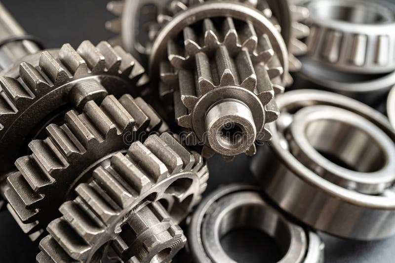 Gear and Cogs Wheels, Clock Mechanism, Brass Metal Engine Industrial ...