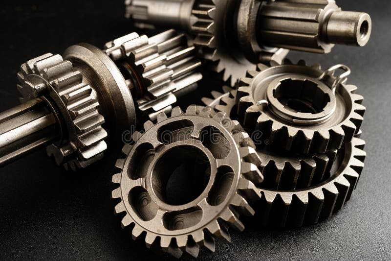 Gear and Cogs Wheels, Clock Mechanism, Brass Metal Engine Industrial ...