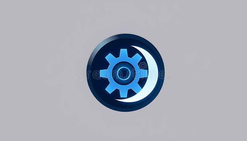 Gear Cogwheel Icon Graphic, Settings Symbol, Mechanical Engineering ...