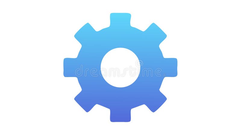 Gear Cogwheel Icon for Settings and System Control, Vector Design ...