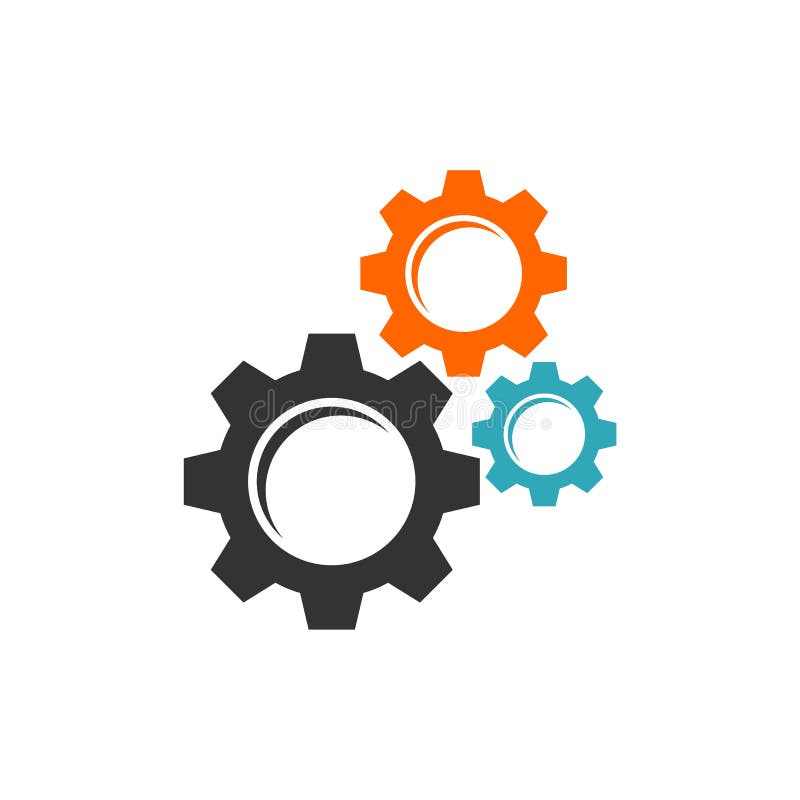 Cogwheel Logo Design. Gear Wheel Vector Icon. Logotype, Vector Stock ...
