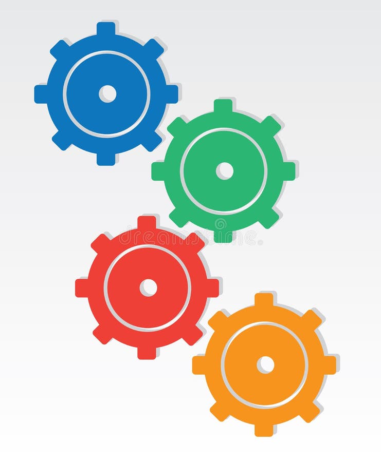 Interlocking Gears Vector Stock Illustrations – 525 Interlocking Gears ...