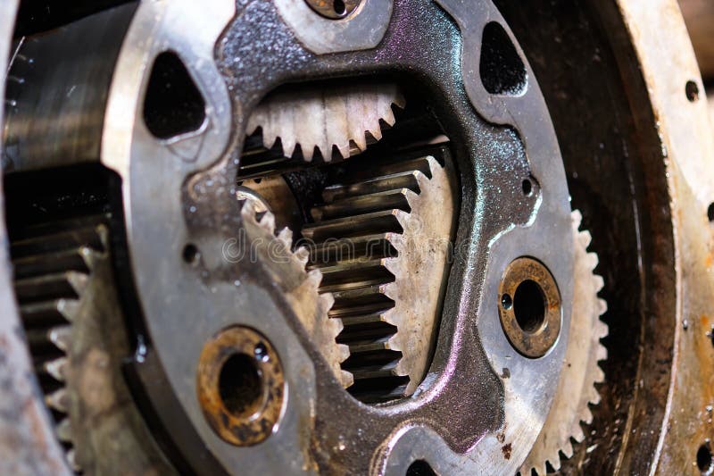 The Gear Connection of the Gears in the Gearbox. the Concept of ...