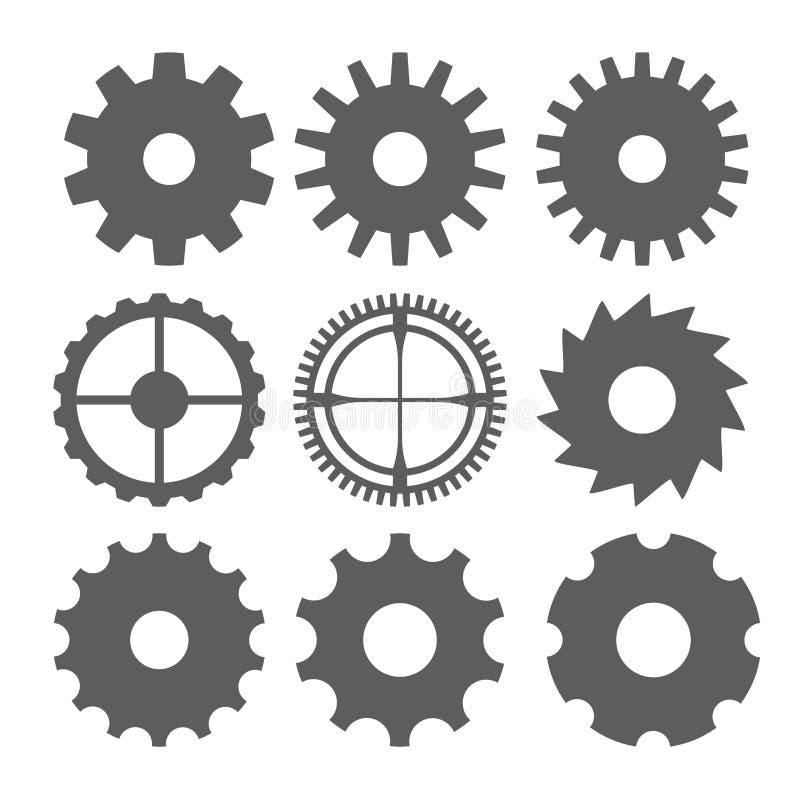Gear design stock vector. Illustration of progress, industry - 46978339