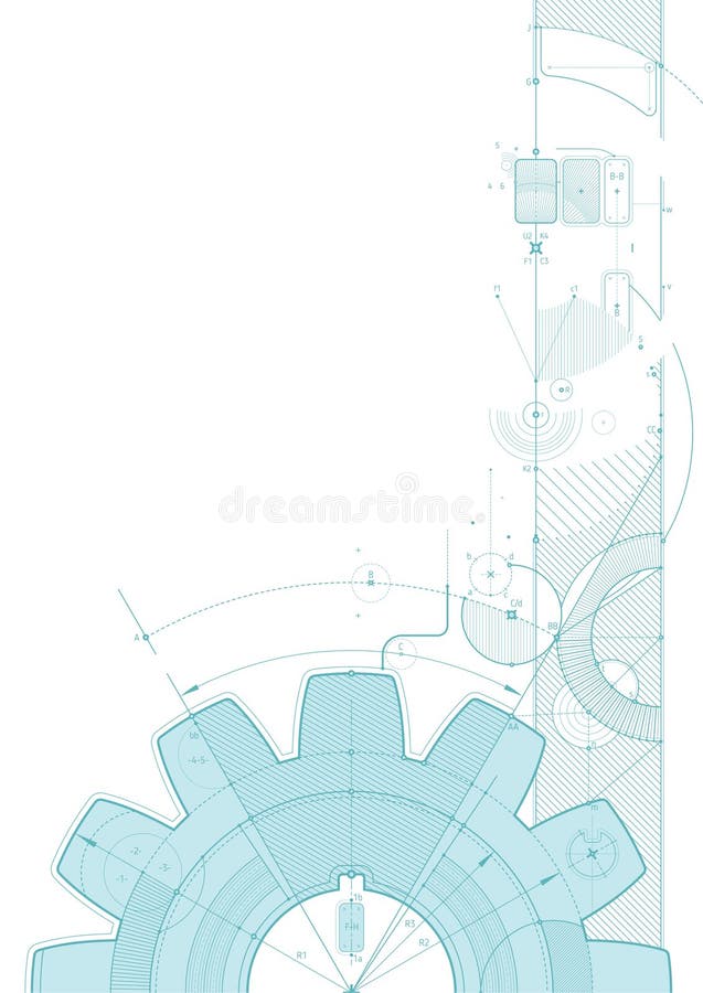 Draft background stock vector. Illustration of diagram - 2366440