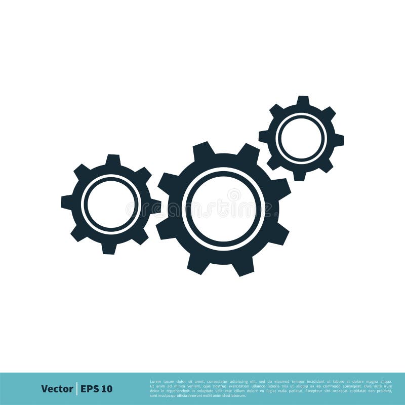 Gear Engineering Icon Vector Logo Template Illustration Design. Vector ...