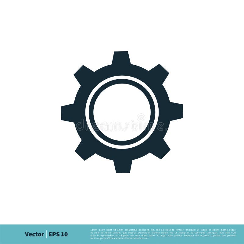 Gear Engineering Icon Vector Logo Template Illustration Design. Vector ...