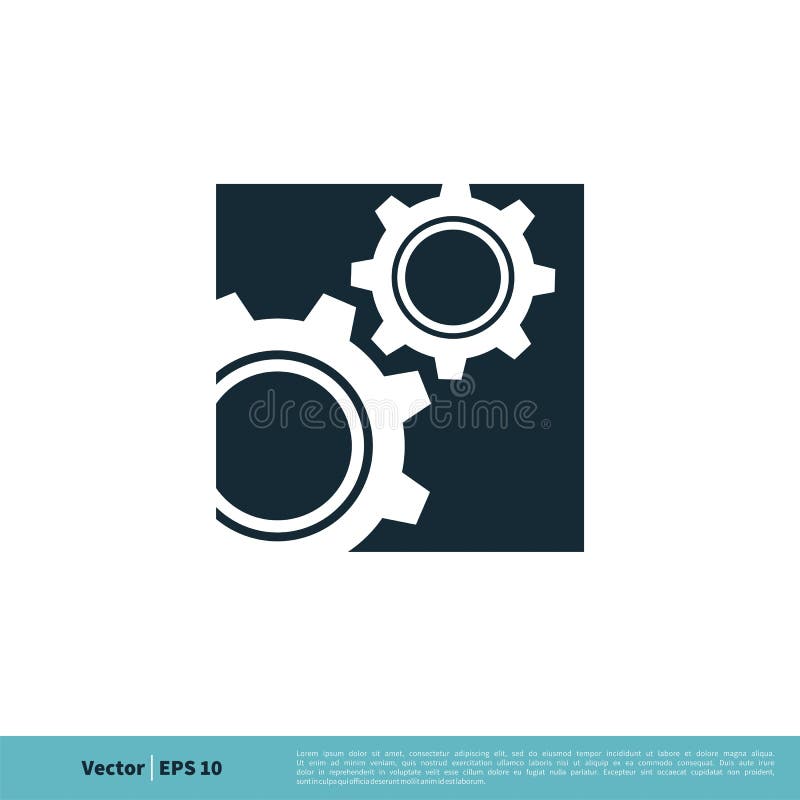 Gear Engineering Icon Vector Logo Template Illustration Design. Vector ...