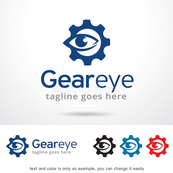 Gear Eye Logo Template Design Vector Stock Vector - Illustration of zone, tech: 399469363