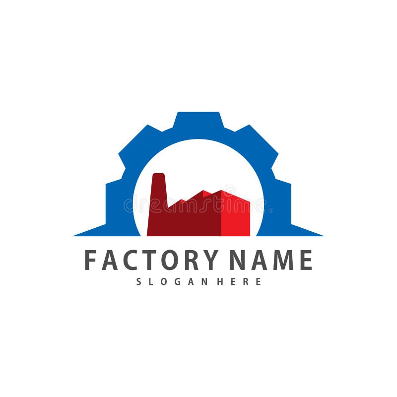 Gear Factory Logo Design Vector, Creative Factory Logo Design Template ...